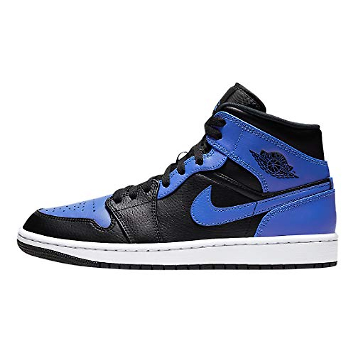 Nike Men's Air 1 Mid Shoes, Black/Hyper Royal-white, 9