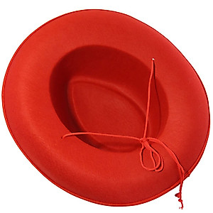 Making Believe Kids Western Rodeo Cowboy or Cowgirl Classic Costume Set - Vest, Red Hat, Bandanna - Size 4-6