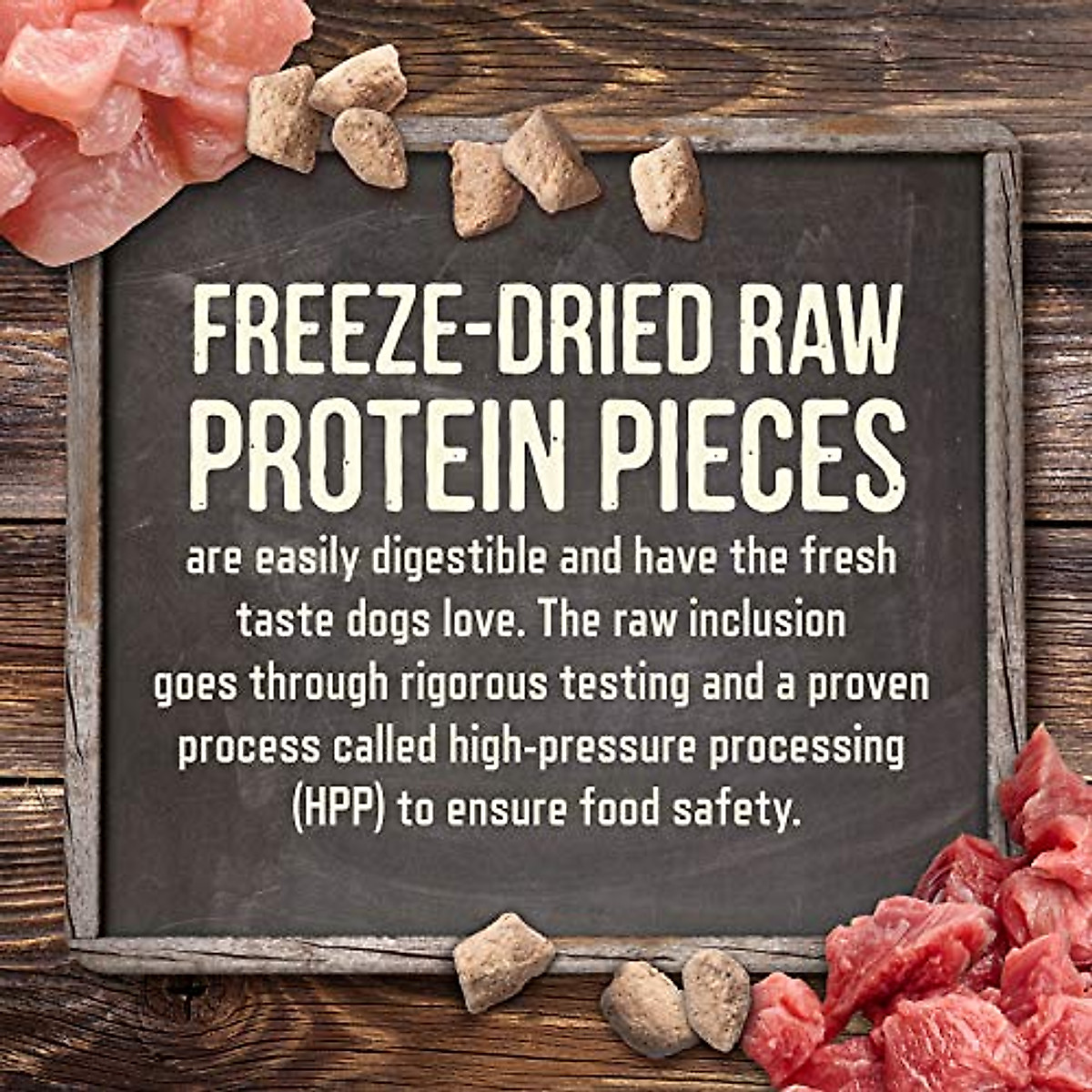 Merrick Backcountry Freeze Dried Raw Grain Free Dry Dog Food Meal Mixers with Real Meat 12.5 Ounce (Pack of 1)