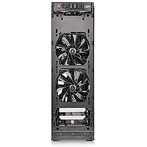 Thermaltake Core G3 Black Slim Small Form Factor ATX Perforated Metal Front and Top Panel Gaming Computer Case 2.0 Edition with Two 120mm Front Fan Pre-Installed CA-1G6-00S1WN-A0