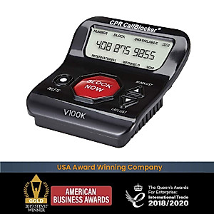 CPR V100K Spam Call Blocker for Landline Phones – Stop All Unwanted Calls at a Touch of a Button - Scam Call Blocker for Home Phones