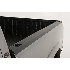 Wade 72-41401 Truck Bed Rail Caps Black Smooth Finish with Stake Holes for 1994-2001 Dodge Ram 1500 2500 3500 with 8ft bed (Set of 2)