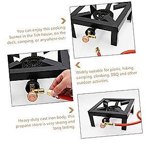 BESPORTBLE Gas Stove Outdoor Gas Burner Gas Bbq Portable Stove Burner 1 Set Single Burner Outdoor Stove Bbq Propane Stove Outdoor Gas Cooker Propane Single Burner Propane Stove Propane Burner