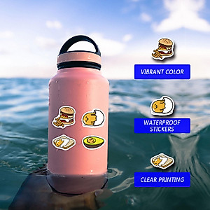 Gudetama Stickers 210pcs Japanese Lazy Egg Stickers Stickers,for Water Bottle,Laptop,Luggage，Phone,Skateboard Stickers for Teens Girls Kids Vinyl Stickers