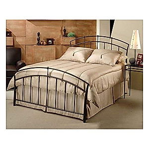 Hillsdale Furniture Vancouver Bed Set with with Rails, Full, Antique Brown