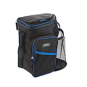 Thermos Lunch Cooler and King Stainless Bottle Combination Set, Black