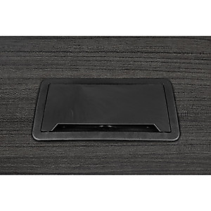 Regency Legacy Modular Conference Table with Tabletop Power & Data Port, 144", Ash Grey