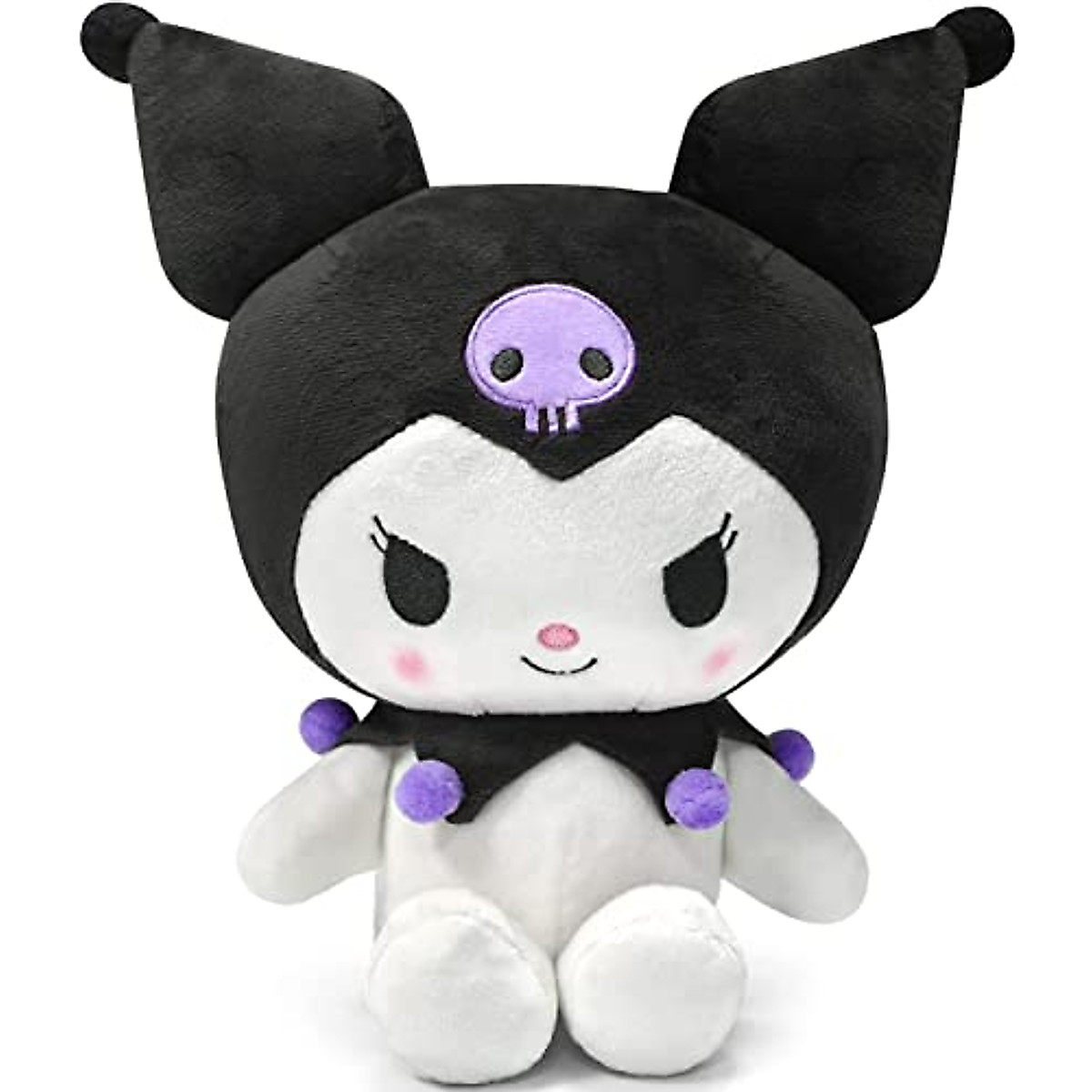 GIRARVS Kurоmi Plush Toys - Cute Soft Doll Toys - Originating from Children's Favorite Cartoon Animations - Popular Among All Children (Black)
