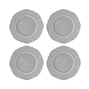 Pfaltzgraff Abby 16-Piece Dinnerware Set, gray