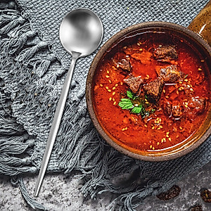 Bettlife Matte Silver Silverware Set, Stainless Steel Satin Finish, Flatware Cutlery Set for 4, 20-Piece Spoons and Forks Kitchen Utensil Set, Dishwasher Safe (Matte Silver, 20 P)