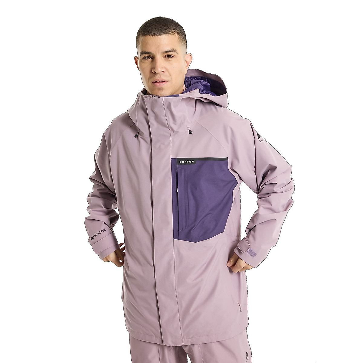 Burton Men's Standard Powline Gore-TEX 2L Jacket, Elderberry/Violet Halo, Medium