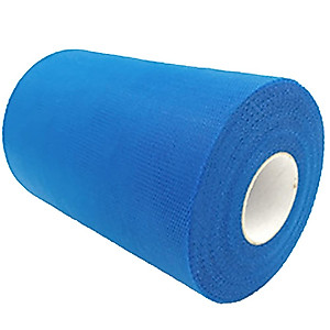 1PCS 6 Inch x 100 Yards Tulle Fabric Sheer Roll Spool Ribbon for Sewing Crafting Tutu Skirt DIY Baby Shower Decorations Wedding Birthday Party Supplies