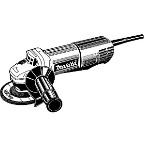 Makita 9557PB-R 4-1/2 in. Paddle Switch AC/DC Angle Grinder (Renewed)
