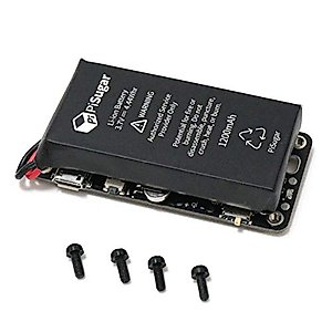 Pisugar2 Portable 1200 mAh UPS Lithium Battery Pwnagotchi Power Module for Raspberry Pi-Zero W/WH Model Accessories handhold(Not Include Raspberry Pi)