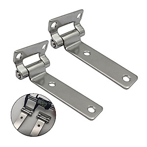 2 Piece Heavy Duty Hinges T-Steel Container Hinges Slotted Shed Wood Fence Gate Hinges Hinges