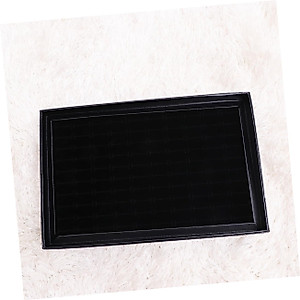 BESTOYARD 2pcs 100 Jewelry Storage Organizer Jewelry Trays for Drawers Jewelery Organizer Ring Tray Earring Display Case Jewelry Organizer Trays for Pallet Storage Box Earrings Display Tray