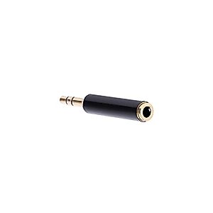 3.5mm TRS Male (for Camera/Camcorders) to 3.5mm Female TRRS Microphone Adapter Compatible with Nikon, Canon, GoPro & Other Similar Cameras/Camcorders/Recorders with TRS Mic Jack