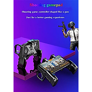 Mobile Game Controllers Gaming Grip, Portable Gamepad Triggers, Sensitive Shoot Aim Joysticks for Android & IOS