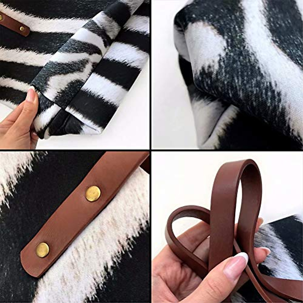 GIFTPUZZ Polynesian Women Handbags and Purses Ladies Shoulder Bag Large for Outdoor Party Satchel Tote with Long Wallet PU Leather Zip Pocket Cards Slots Spear Heads Design Tribal Hibiscus Purple