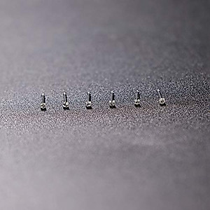 Sllaiss 12Pcs Nose Studs Rings Made with Austrian Crystal Piercing Pin Body Jewelry 1.5mm Surgical Stainless Steel 4 Prongs Setting Nose Stud Piercing Jewelry Set