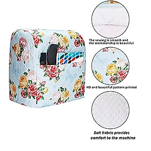 Kitchen Aid Mixer Cover Compatible with 6-8 Quarts Kitchen Aid/Hamilton Stand Mixer,Kitchen Aid Mixer Covers For Stand Mixer With Floral Print Mixer Cover, Pioneer Woman Kitchen Aid Mixer Accessories