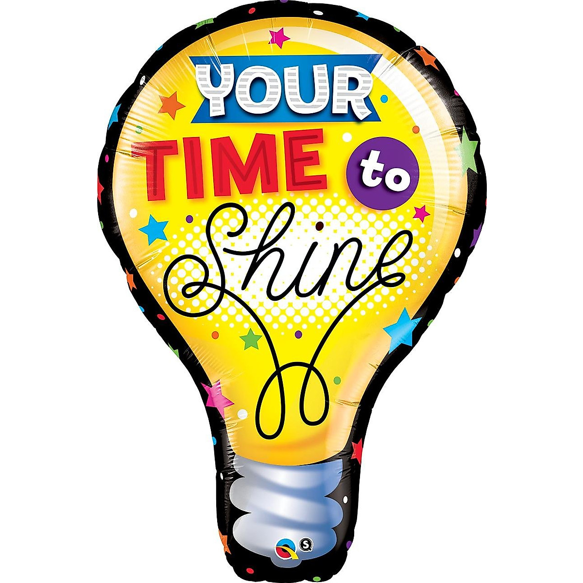 Burton & Burton Your Time to Shine Graduation Light Bulb Shape Suprafoil Balloon, 40"