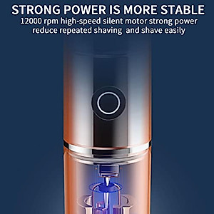 Electric Shaver, Washable Electric Shaver, USB Rechargeable Shaver with Steel Blade, Dry Electric Shaver with Pop Up Trimmer, Electric for Men Boys Adults