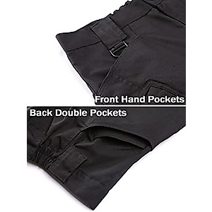 MAGCOMSEN Work Pants Men Lightweight Hiking Pants Mens Waterproof Pants Cargo Pants Tactical Pants for Men Fishing Pants Rain Pants Camping Pants Army Green