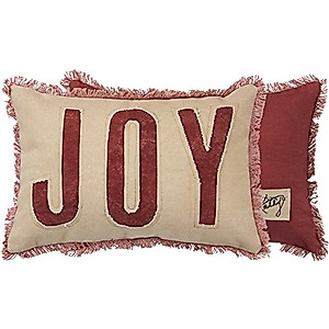 Primitives by Kathy Holiday Joy Cotton Throw Pillow