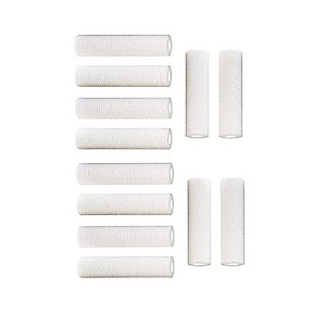 12 pk 10"x2.5" 5 Micron Grooved Sediment Melt Blown Filters Cartridges (Compatible Replace AP110, WHCF-GD05, Watts FPMBG-5-975)