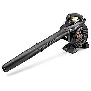 Poulan Pro PRB26, 25cc 2-Cycle Gas 470 CFM 200 MPH Handheld Leaf Blower , Black