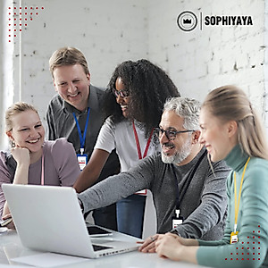 2 Pack Sliding ID Badge Holder Hard Plastic Key Card Work Badge Sleeve for Office, School, Factory, ID Credit Cards, Proximity Key Cards, Driver Licenses and Passes (White)