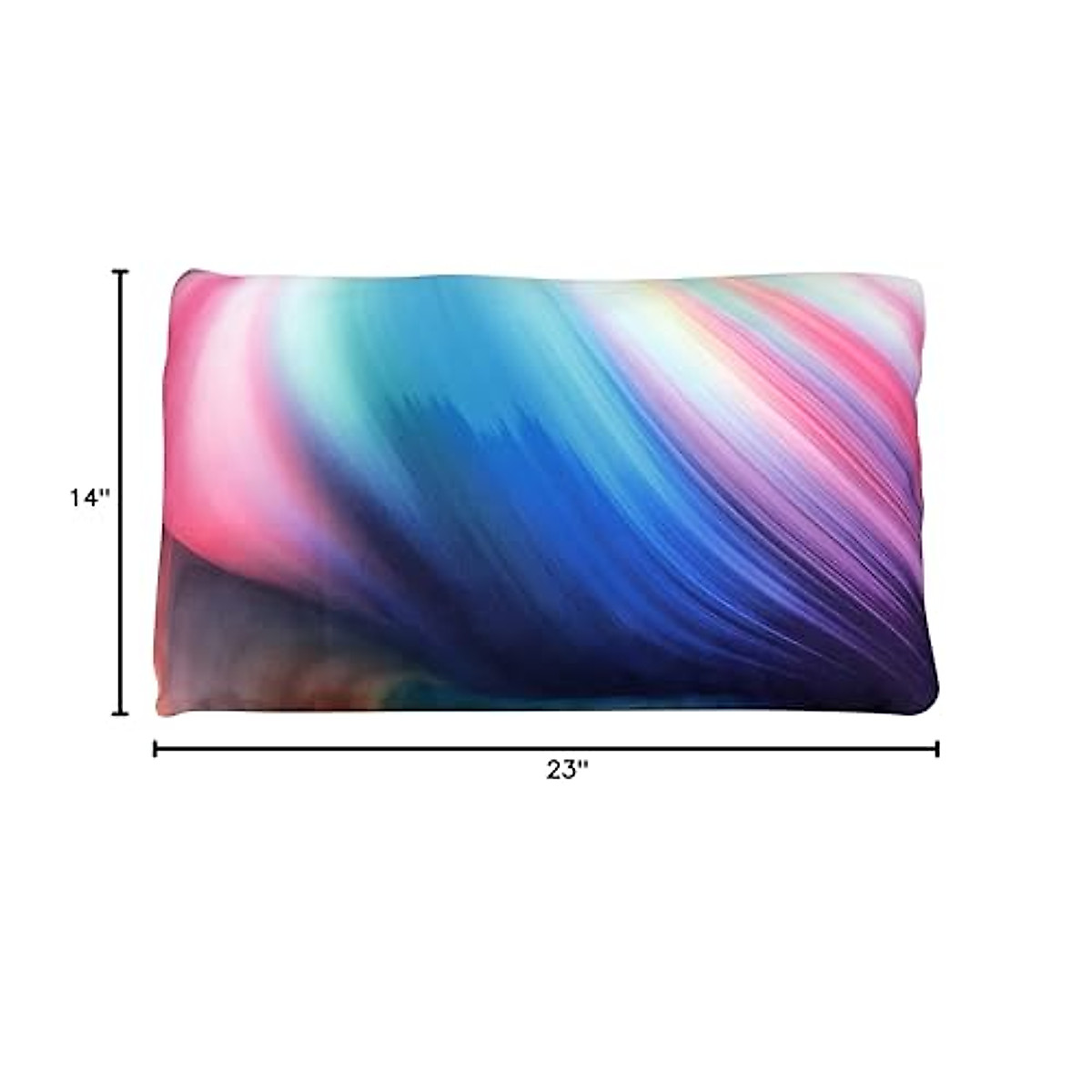 Groove Tie Dye Cluster Memory Foam Bed Pillow