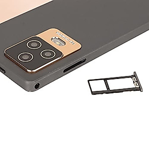 Shanrya 10-inch Tablet, 10-inch HD Tablet 6GB RAM 128GB ROM 100‑240V 8800mAh Call Battery (US Plug)