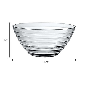Bormioli Rocco Glass Viva Salad Bowl, 52-1/2-Ounce