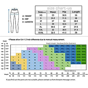 Heathyoga Women's Yoga Pants Leggings with Pockets for Women High Waist Yoga Pants with Pockets Workout Leggings Tights Black