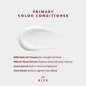 R+Co BLEU Primary Color Conditioner – Adds Dimension, Fights Fade, Hydrates, Seals Cuticle, and Protects Color-Treated Hair Against Breakage, Maintains Vibrancy, 6.8 oz