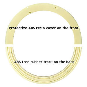 16-40inch Lazy Susan Turntable Organizer for Table Kitchen Countertop Pantry Cabinet Spices Makeup TV Rotating Swivel Base Plastic Turntable Base 1-Pack