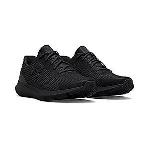 Under Armour Men's Surge 3, Black/Black, 12 Medium US