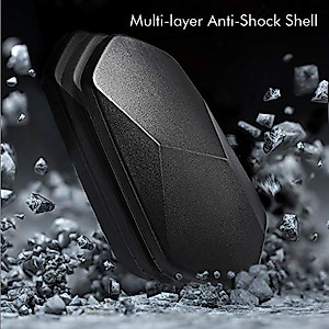 BANGE Sling Bag Waterproof Safe Protect Shell Crossbady Bag Backpack, Biking Hiking Travel Shoulder Bag (Black Large)