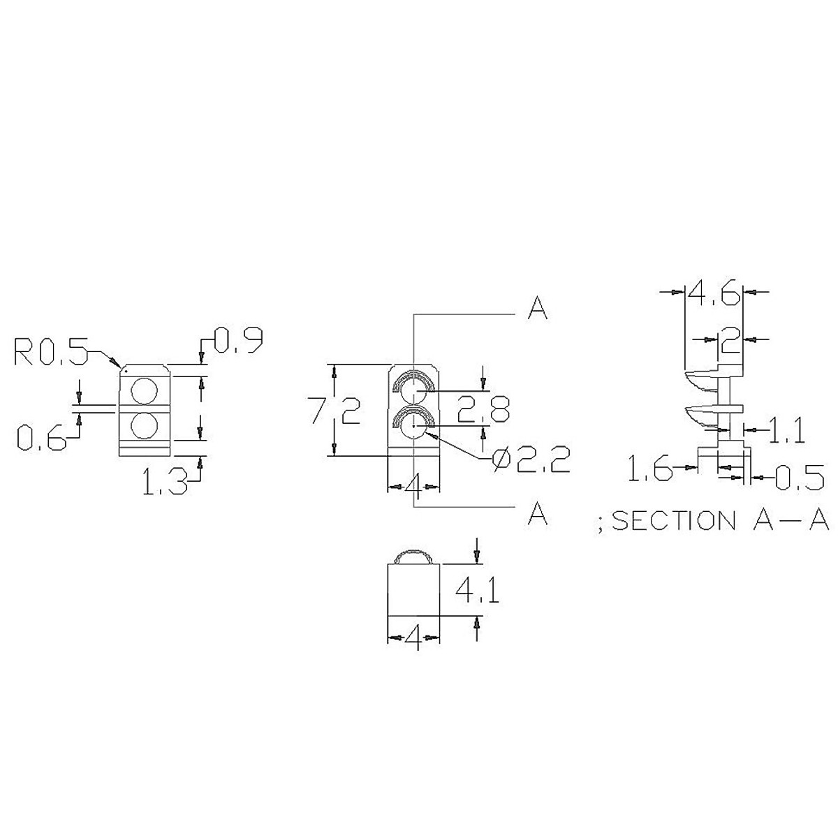 Evemodel 10 Sets Target Face with LEDs for Railway Dwarf Signal N Z Scale 2 Aspects JTD14