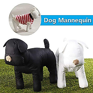 Pet Dog Mannequin for Display and Sewing Standing Dog Model Cotton Stuffed for Pet Goods Suppler Shop Puppy Clothing Apparel Display
