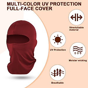 Tarpop 24 Pieces Ski Mask Balaclava Face Mask Full Face Cover for Men Skiing, UV Protection (Classic Colors, Classic Style)