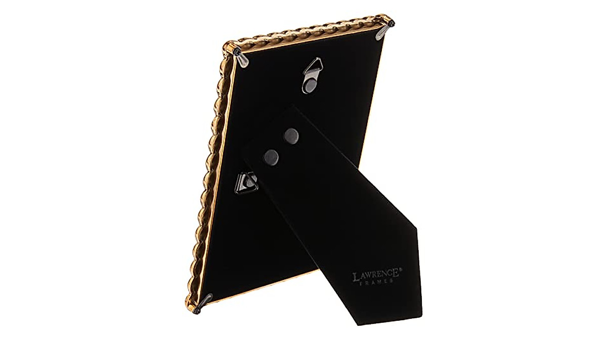 Lawrence Frames 4x6 Gold Metal Rope Picture Frame
