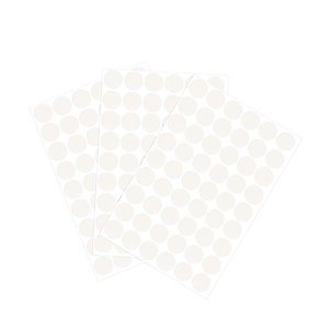 uxcell 3 Sheet/162Pcs Screw Hole Cover Stickers, 21mm Dia PVC Self Adhesive Covers Caps Dustproof for Wood Furniture Cabinet Shelf Wardrobe, Textured Warm White