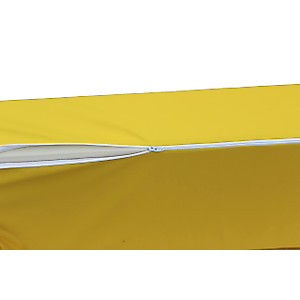 Jininworl Waterproof Indoor/Outdoor Patio Bench Cushion, Soft Thicken Seat Pads Cushion Custom Size, Pillow Outdoor Cushions Storage Bench Cushion (Yellow; 14 x 36 x 2)