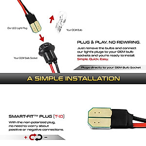 VIPMOTOZ Pure White SMD LED Chrome License Plate Light Tag Lamp Assembly Replacement For Ford F150 F250 F350 Super Duty Ranger Pickup Truck Explorer Bronco Excursion Expedition