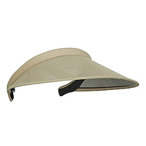 UV 50+ Protection Clip On Visor - Khaki OSFM