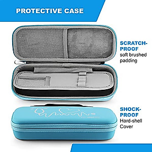 Primacare KB-9297-BL Pink Stethoscope Case, Supplies NOT Included, for Stethoscopes and Medical Supplies, Multiple Compartments, Portable and Lightweight First Aid Kit Bag, Accessories for Nurses