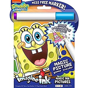 SpongeBob SquarePants Coloring Book ~ Imagine Ink Activity Book for Spongebob Party Favors Party Supplies